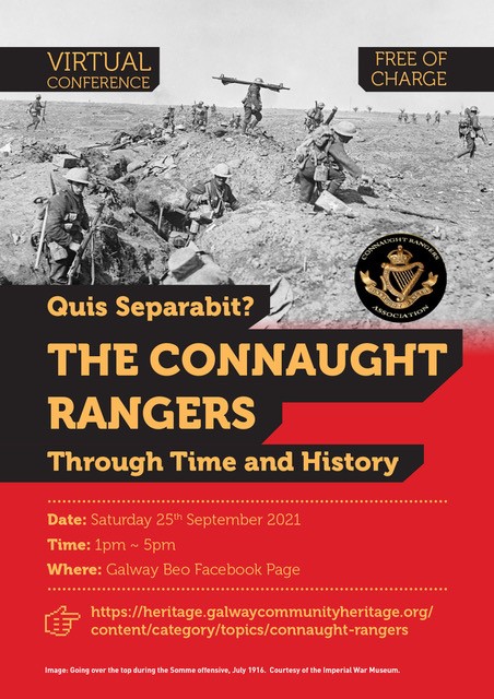 Online Conference – The Connaught Rangers through time and history ...