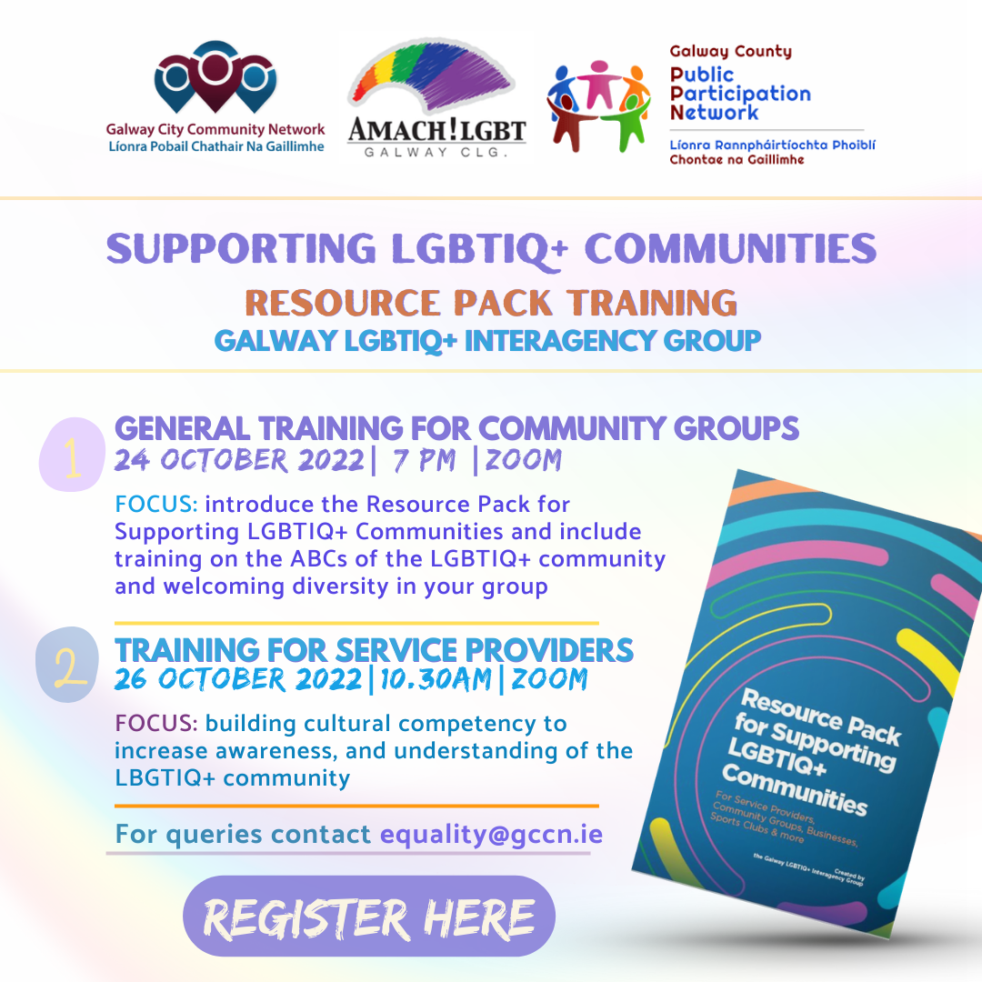 Supporting LGBTIQ+ Communities TRAINING | Galway County PPN